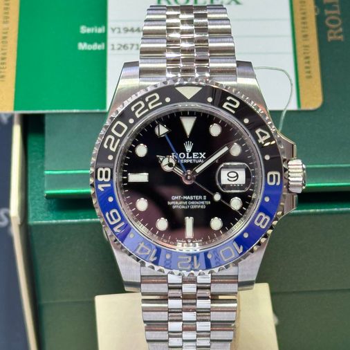 Rolex Blnr Rolex 126710 Batman Rolex Batman Batgirl (GMT-Master II ...
